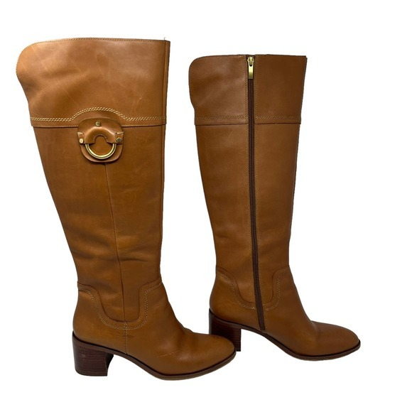 Franco Sarto | Shoes | Franco Sarto Beckford Leather Knee High Riding ...